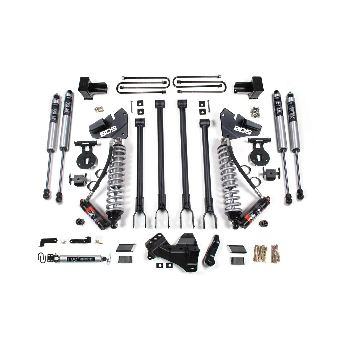 2017-2019 Powerstroke 4" 4-Link Lift Kit (BDS1537FPE) – Dirty Diesel ...