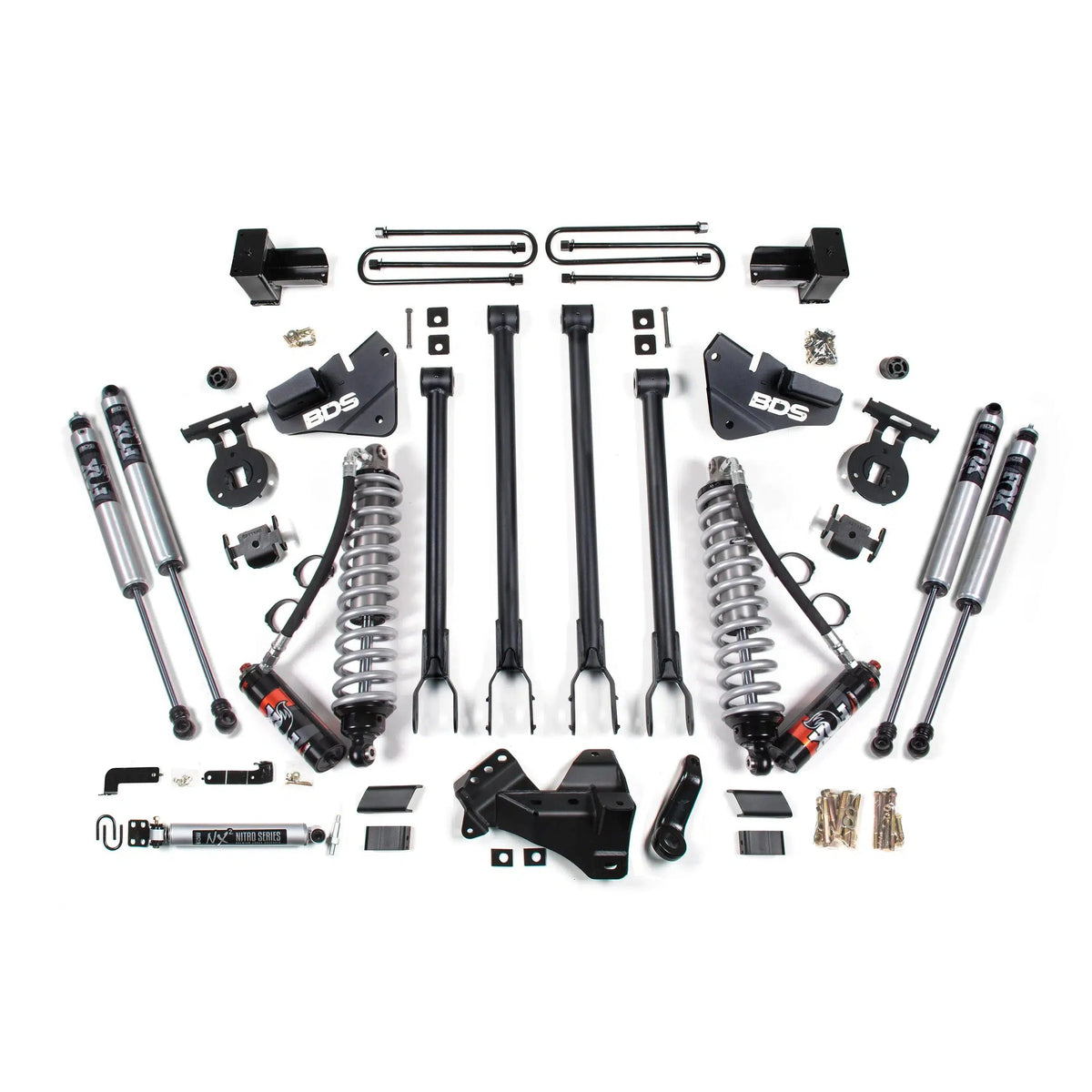2017-2019 Powerstroke 4" 4-Link Lift Kit (BDS1577FPE) – Dirty Diesel ...