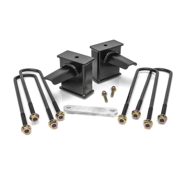 2017-2025 Powerstroke 6.5" Tall Tapered Block Kit w/ 2-Piece Driveshaf ...