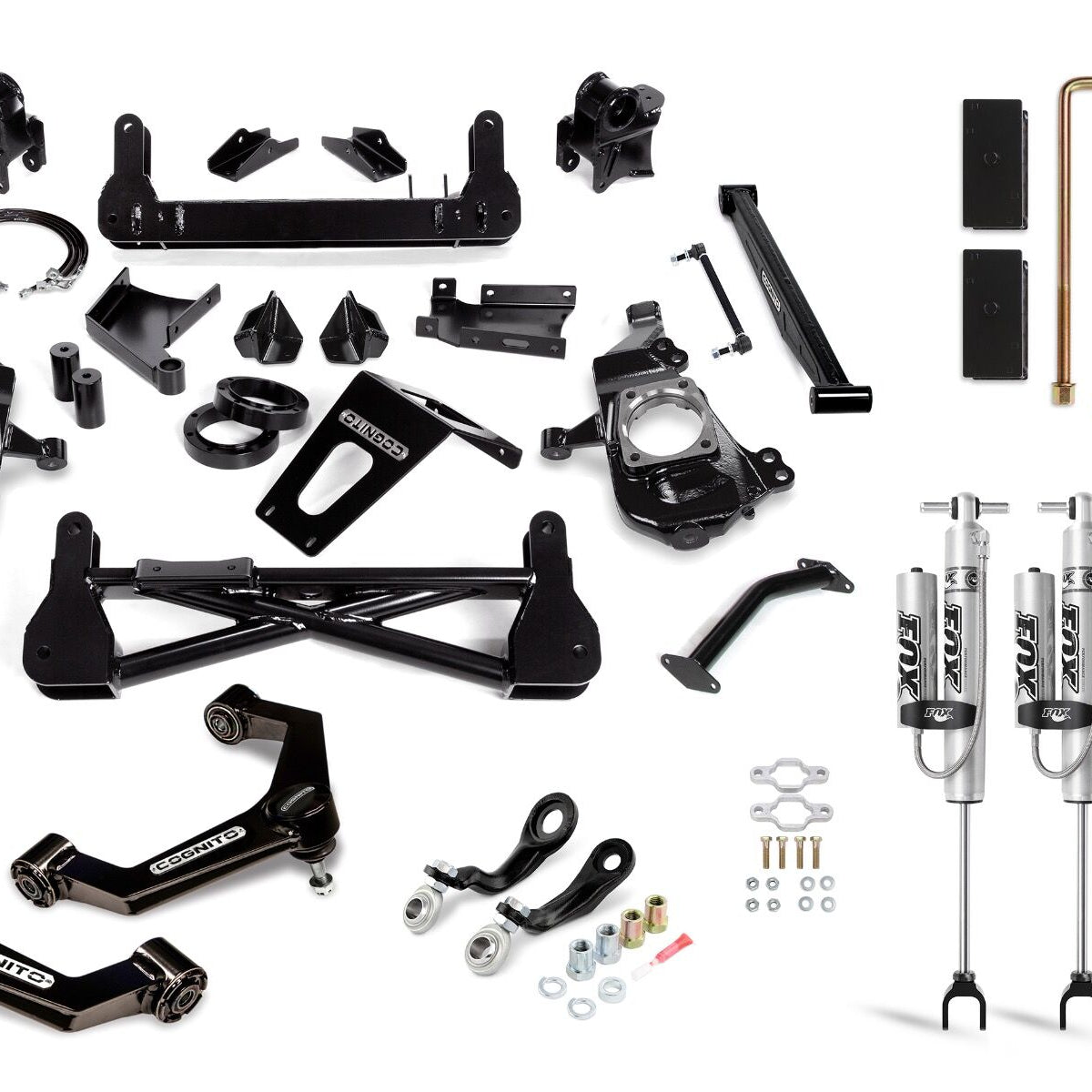2020-2025 Duramax 7" Front & Rear Lift Kit W/ Fox 2.0 Performance Seri ...