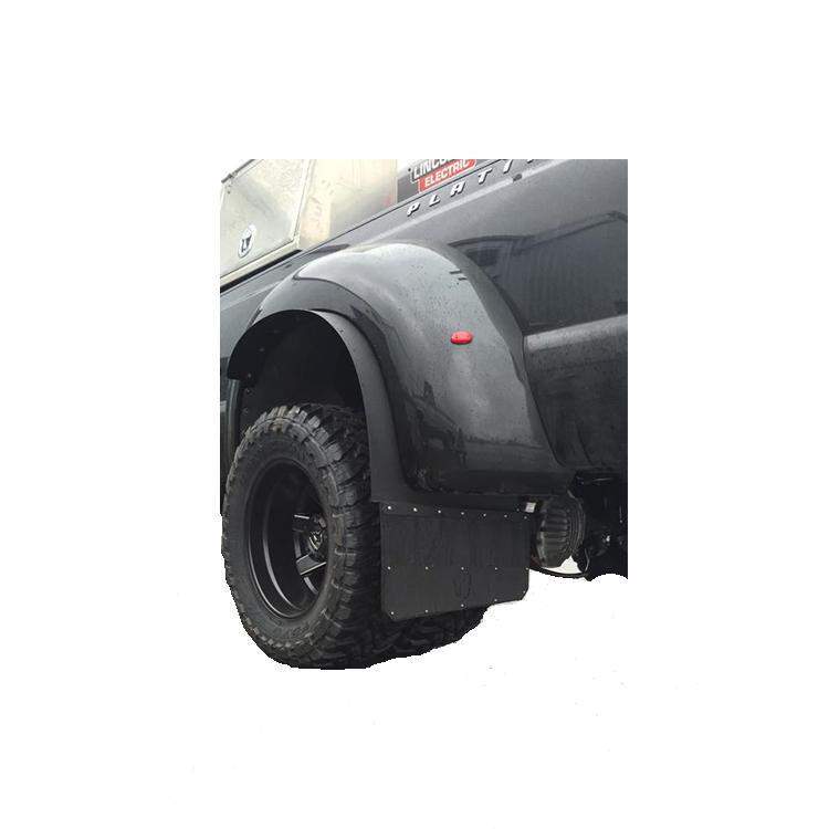 DIRTY Dually Long John Mud Flaps | Dirty Diesel Customs