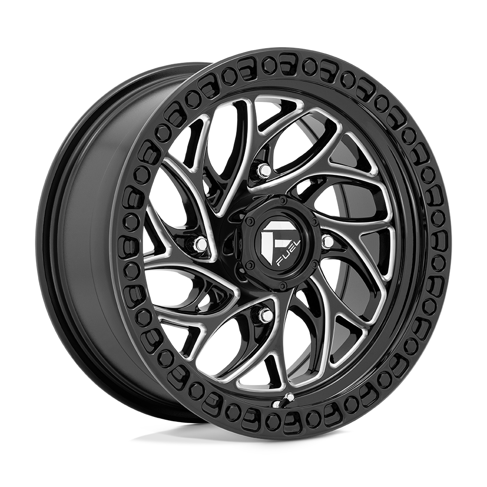 Fuel UTV D741 RUNNER - Gloss Black Milled