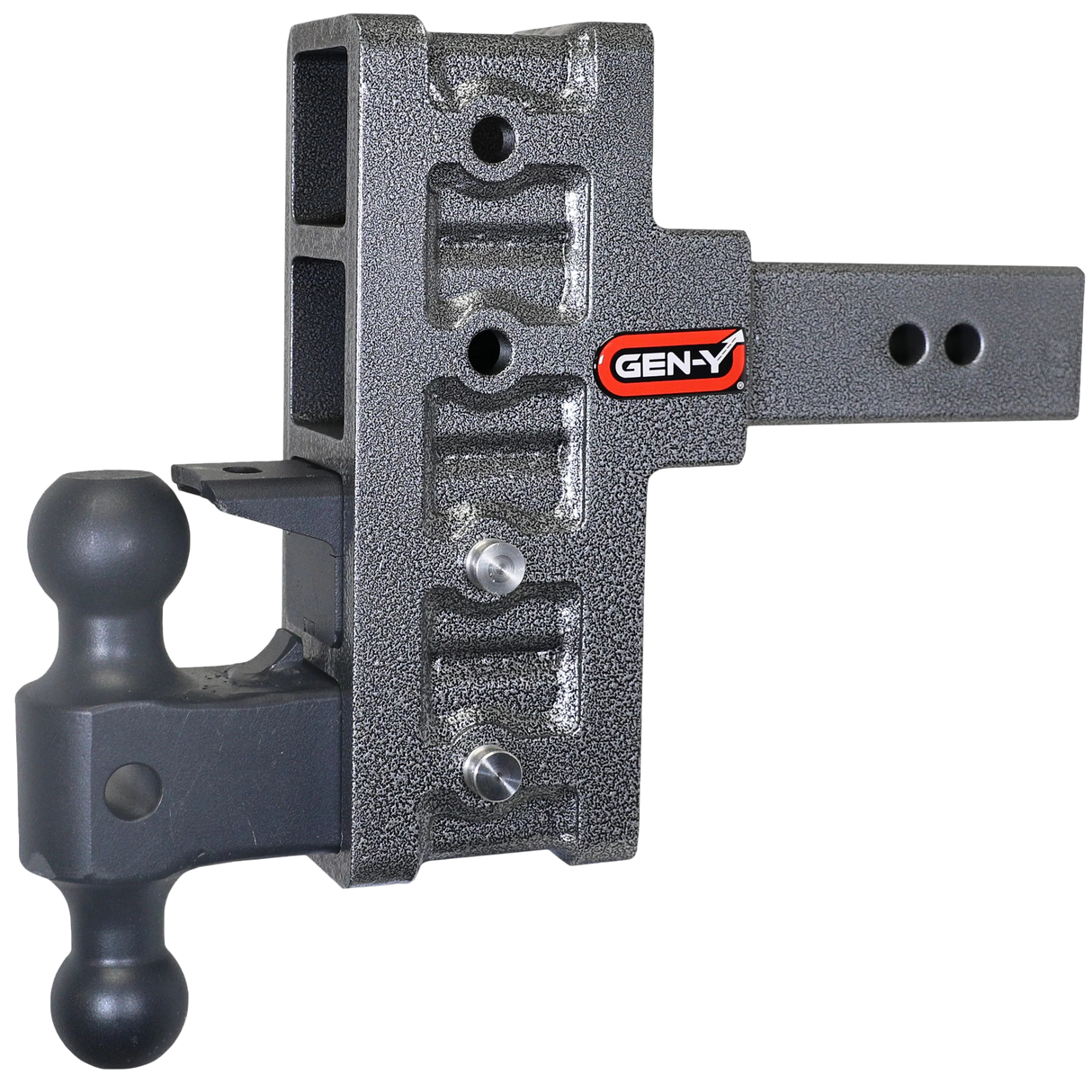 Gen-Y Mega-Duty 21K 6" Offset Drop Hitch 2.5" Shank Dual-Ball Mount ...