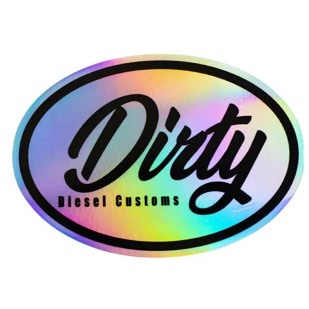 Iridescent Dirty Vinyl Decal I Dirty Diesel Customs