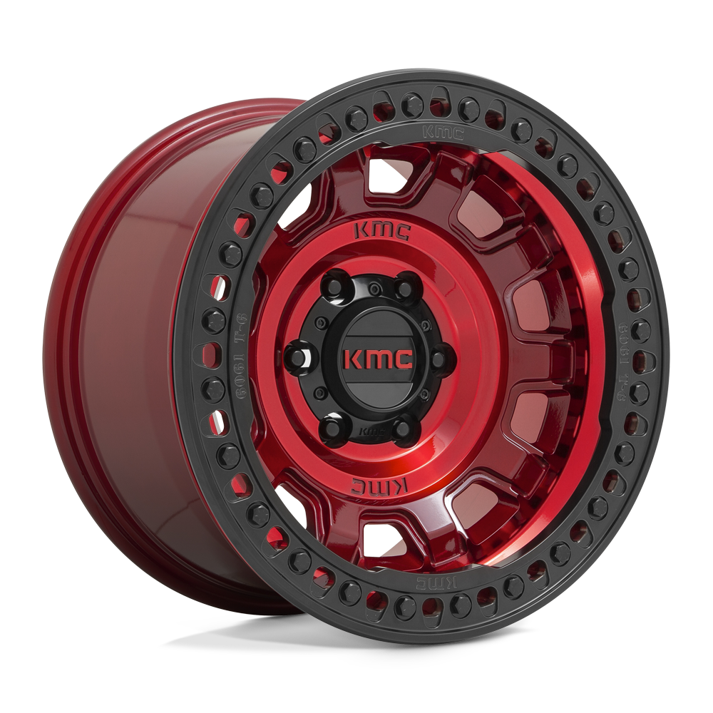 KMC KM236 TANK BEADLOCK - Candy Red