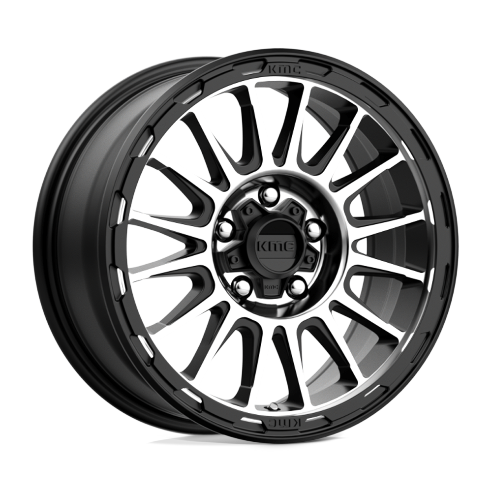 KMC KM542 IMPACT - Satin Black Machined