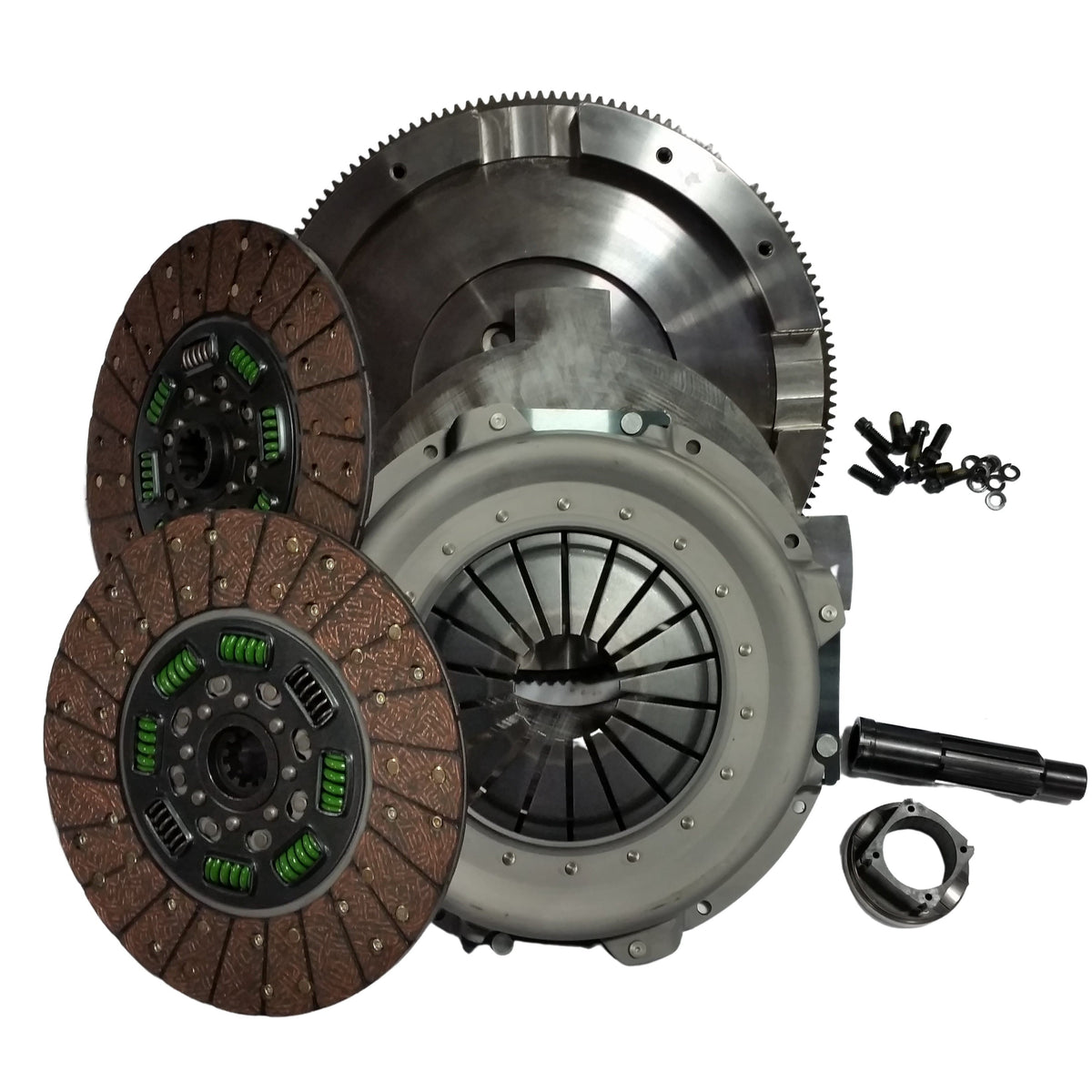 2003-2010 Powerstroke Billet Organic Dual Disc Clutch 550HP/1100FT LB ...