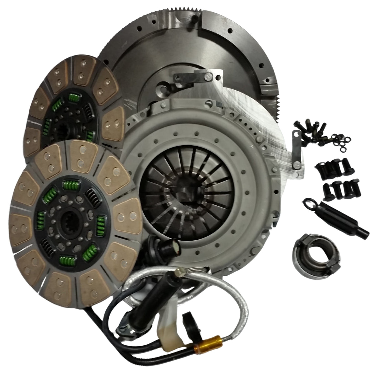 2006-2018 Cummins Ceramic Quiet Dual Disc Clutch Kit 650HP/1200FT LB ...