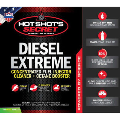 Hot Shot's Secret Diesel Extreme Injector Cleaner + Cetane Booster (P0