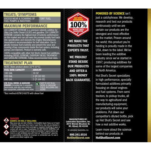Hot Shot's Secret LX4 Lubricity Extreme (LX404Z)